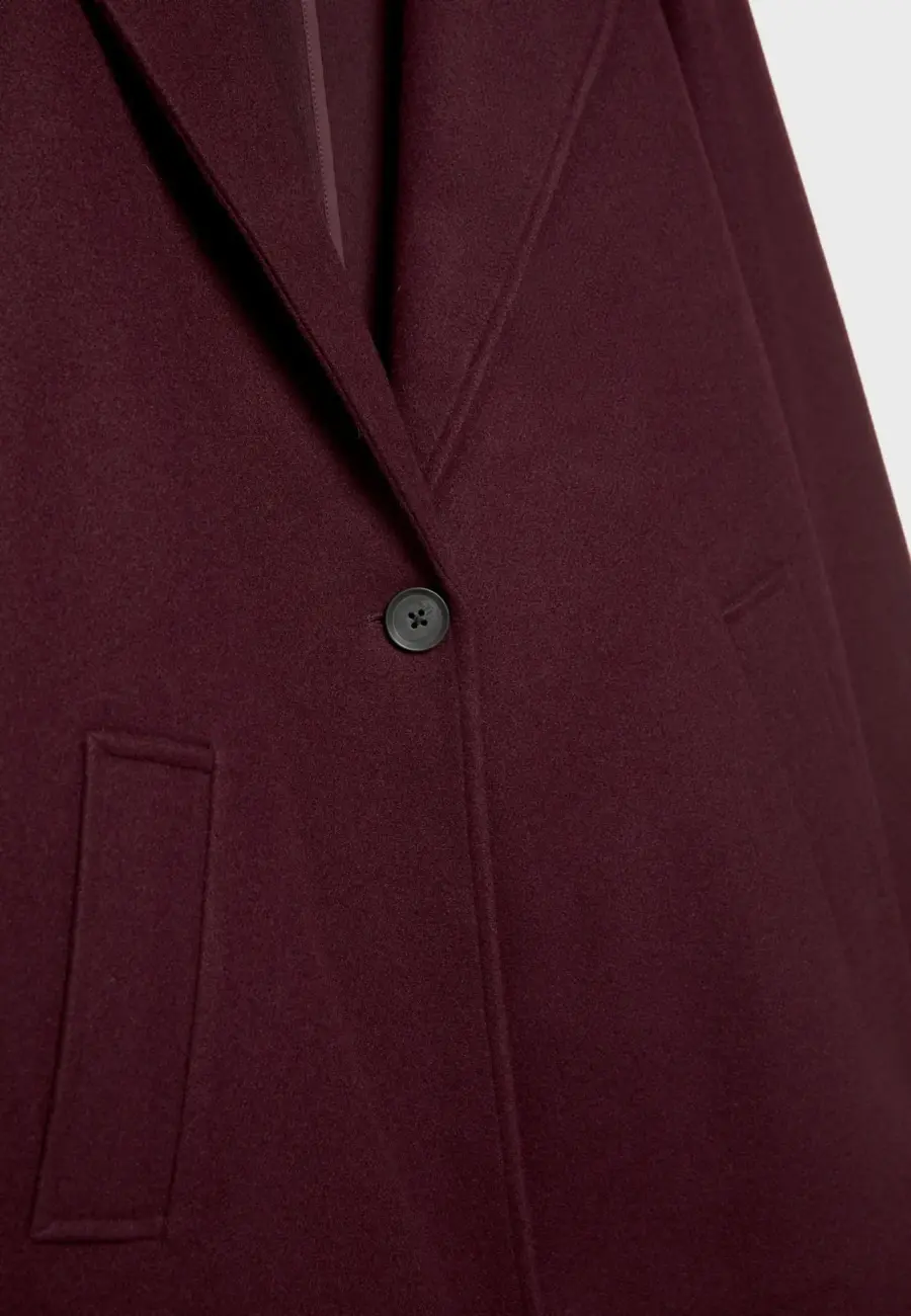 Soft-touch button-up midi coat – American Store