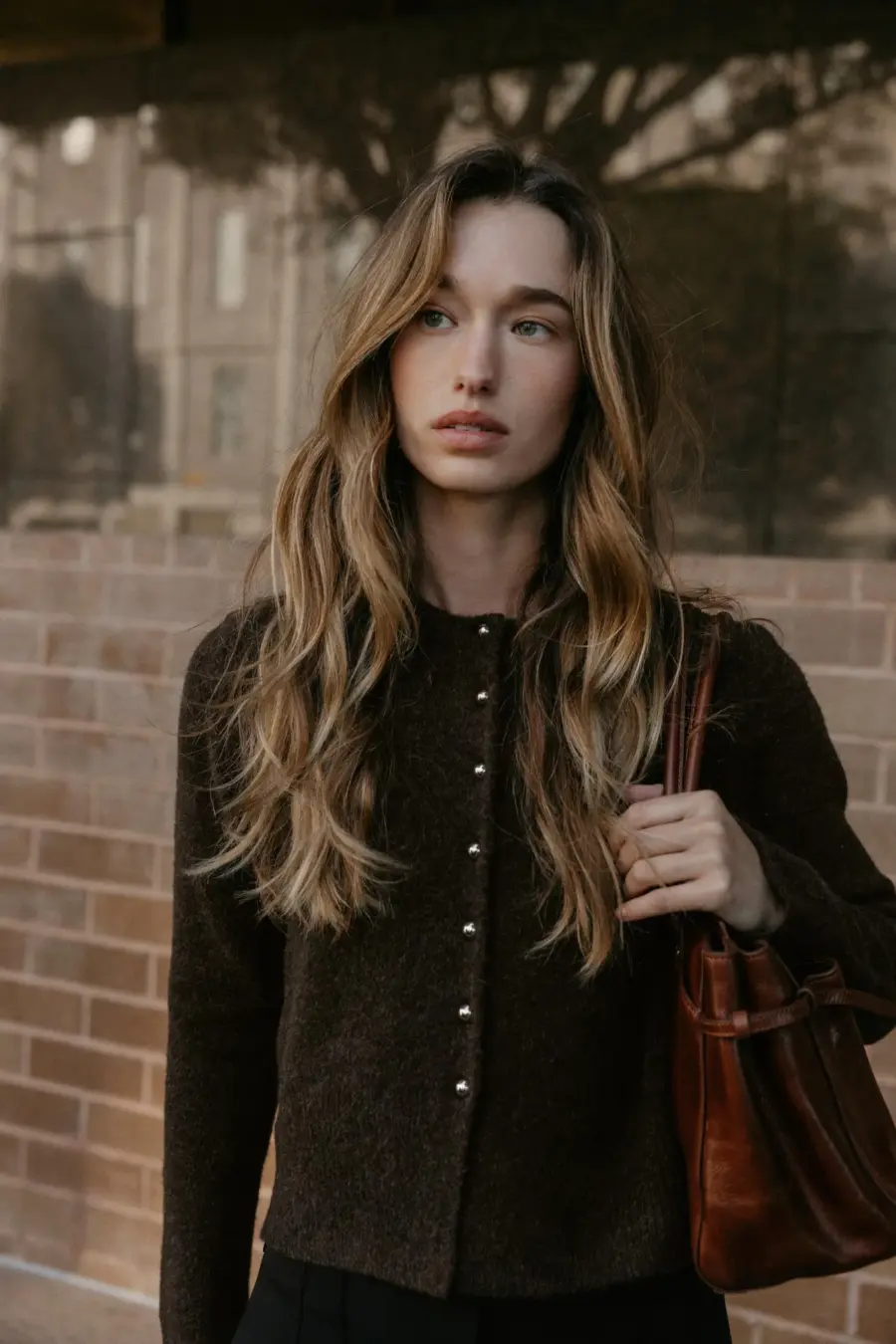 CARDIGAN WITH BALL BUTTONS – American Store