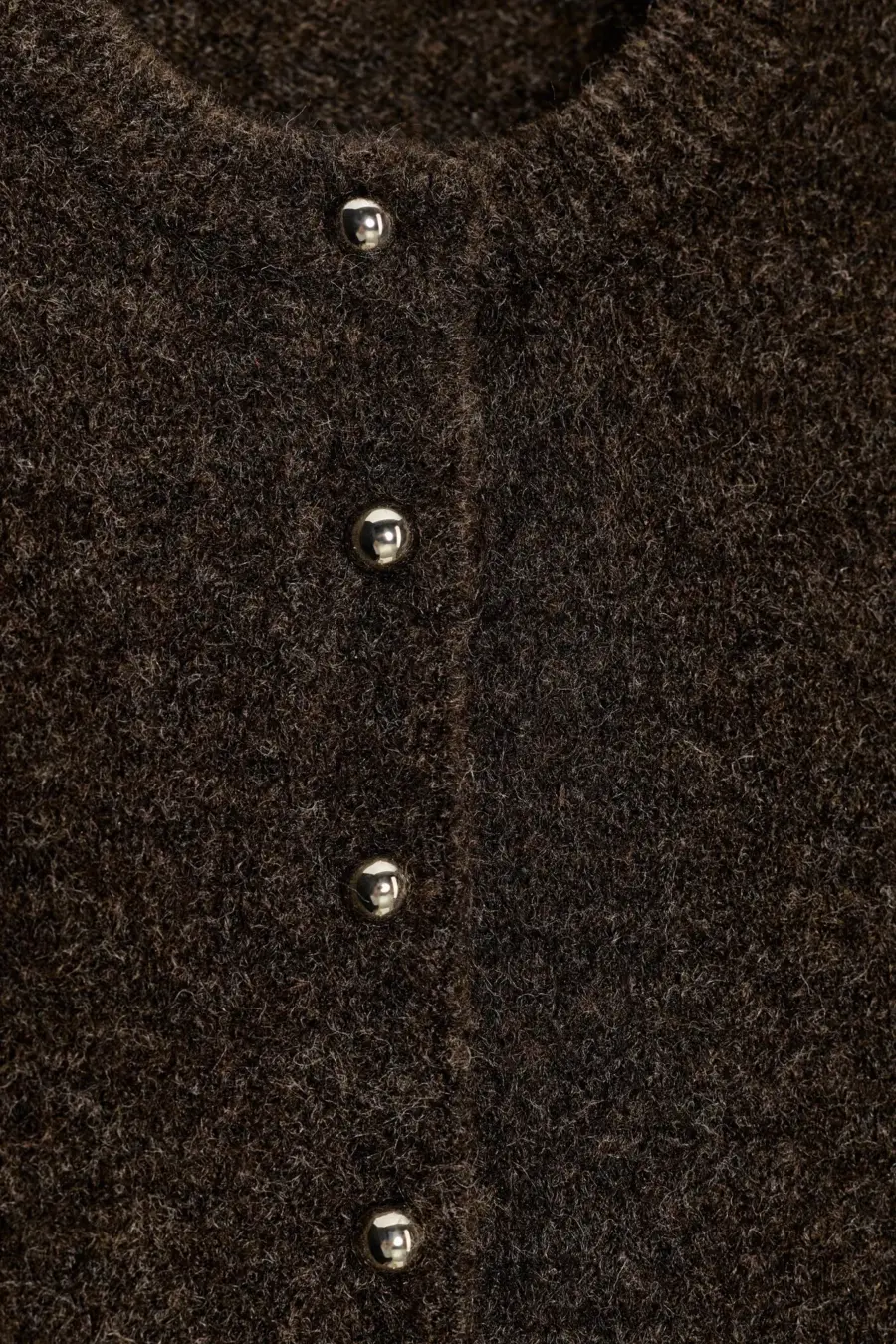 CARDIGAN WITH BALL BUTTONS – American Store