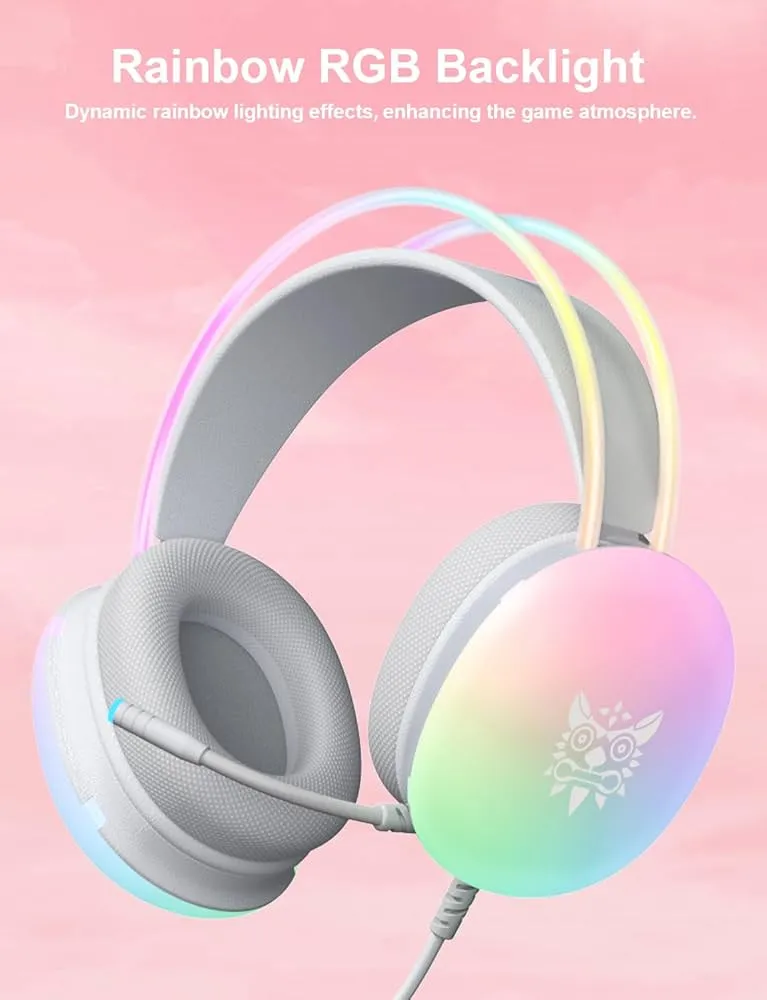 Onikuma Rainbow RGB Gaming Headset – Boxi