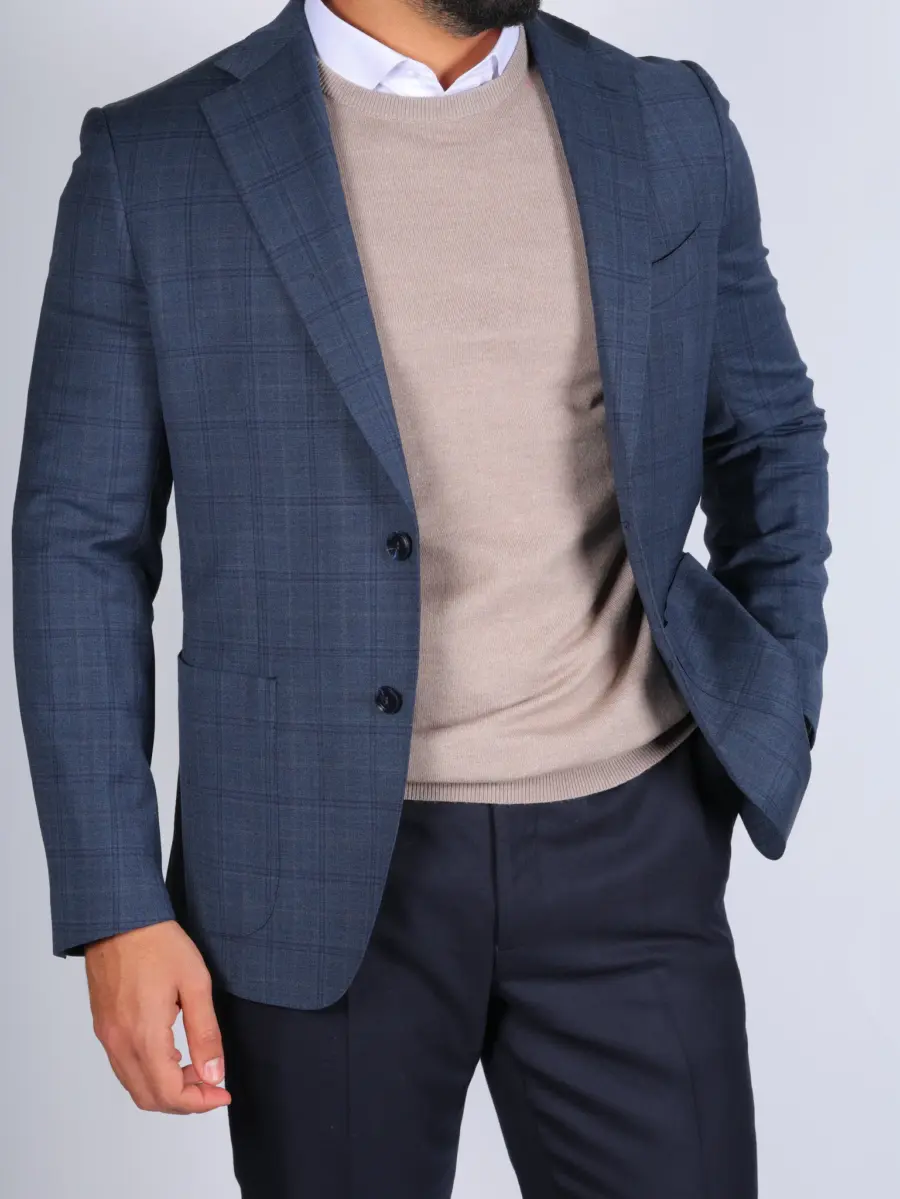 Napoli Dark Blue – SLIM FIT – My Leopardo